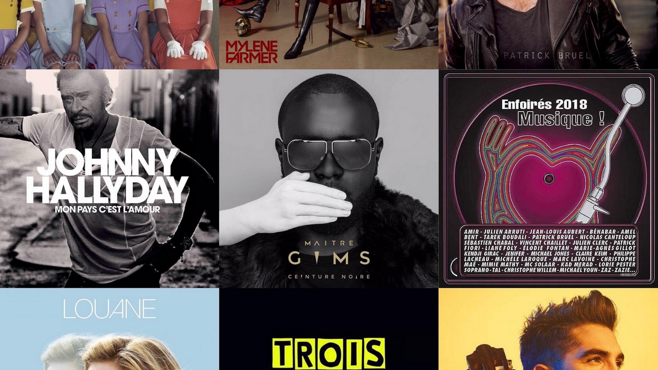 Découvrez les 10 albums les plus vendus de l'année 2018 - Melody TV
